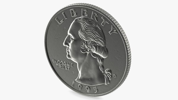 3d model quarter modeled realistic