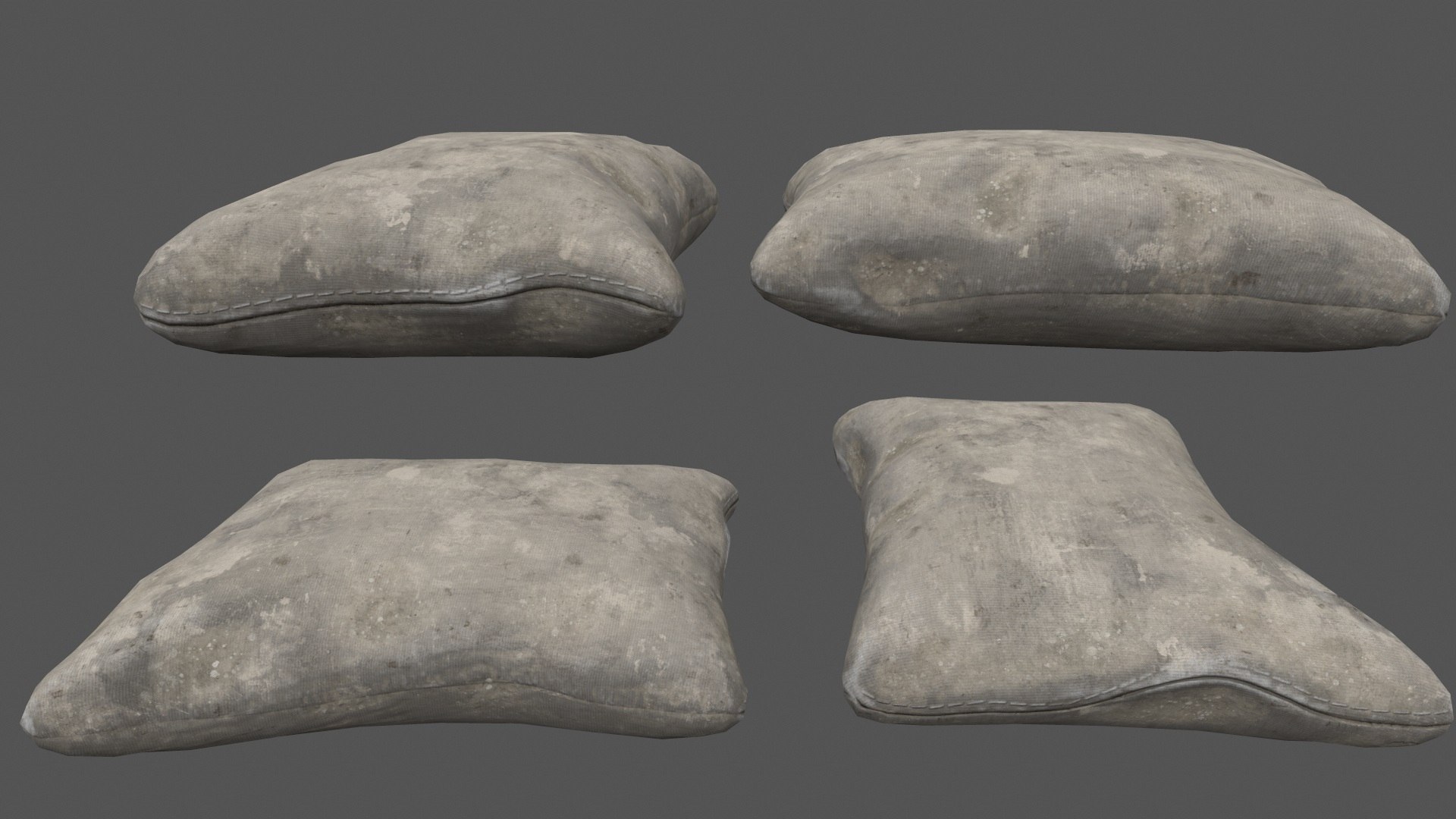 3D Sandbag Sand Bag Model - TurboSquid 1270798