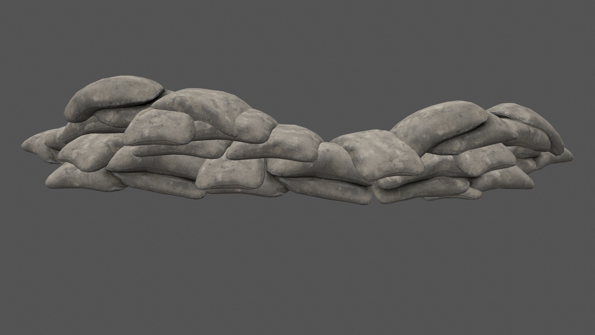 3D Sandbag Sand Bag Model - TurboSquid 1270798