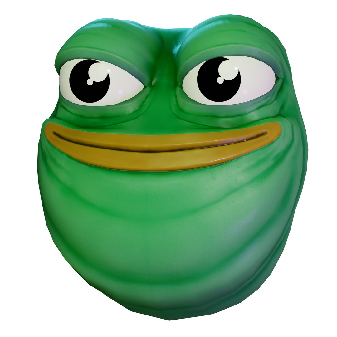 Pepe the frog head 3D model - TurboSquid 1797799
