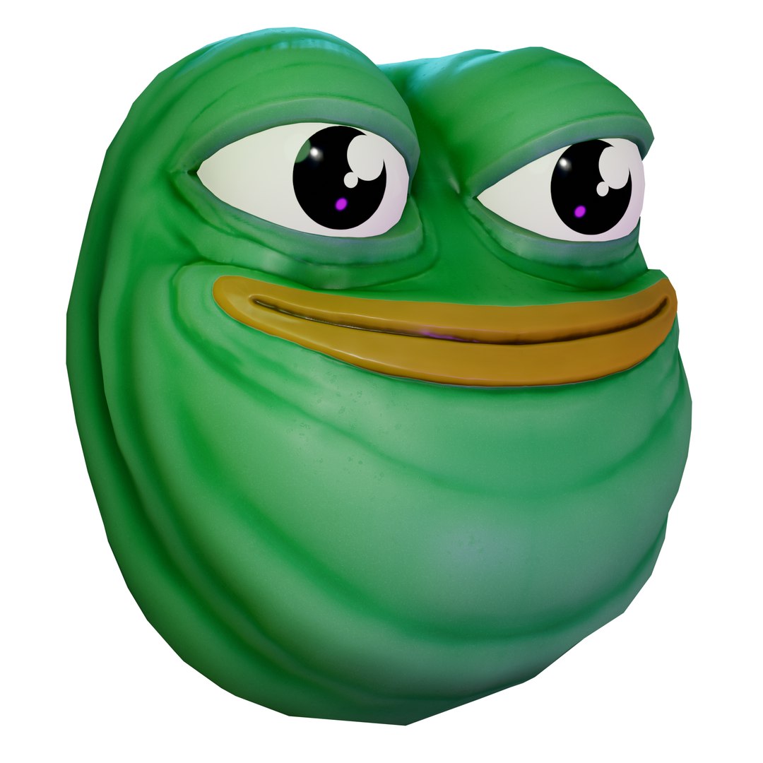 Pepe the frog head 3D model - TurboSquid 1797799