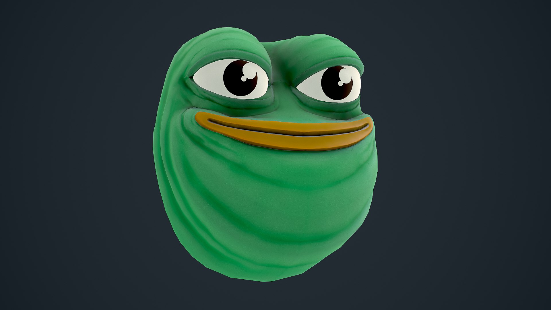 Pepe the frog head 3D model - TurboSquid 1797799