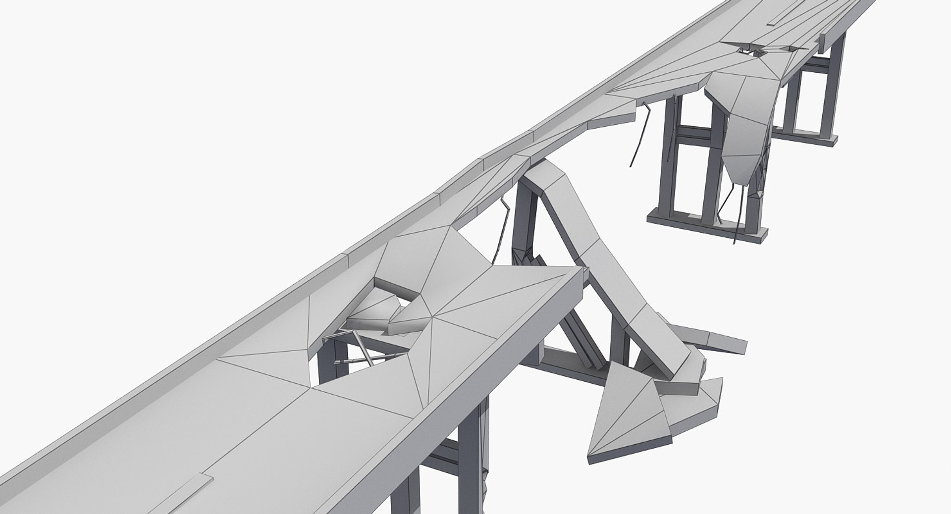 Ruin Bridge 3D Model - TurboSquid 1314826