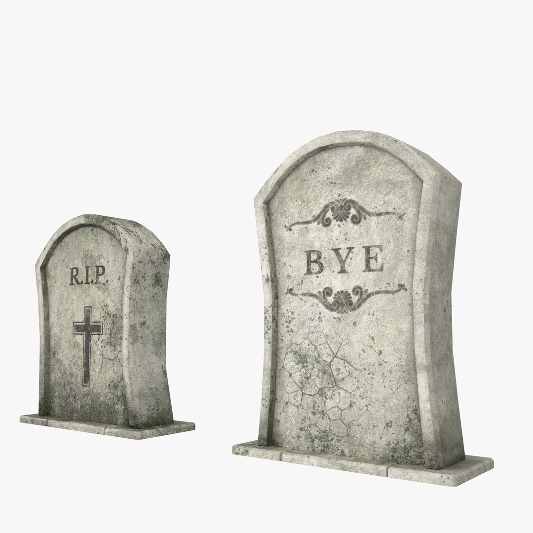 3D Model Tombstone Set - TurboSquid 1642746