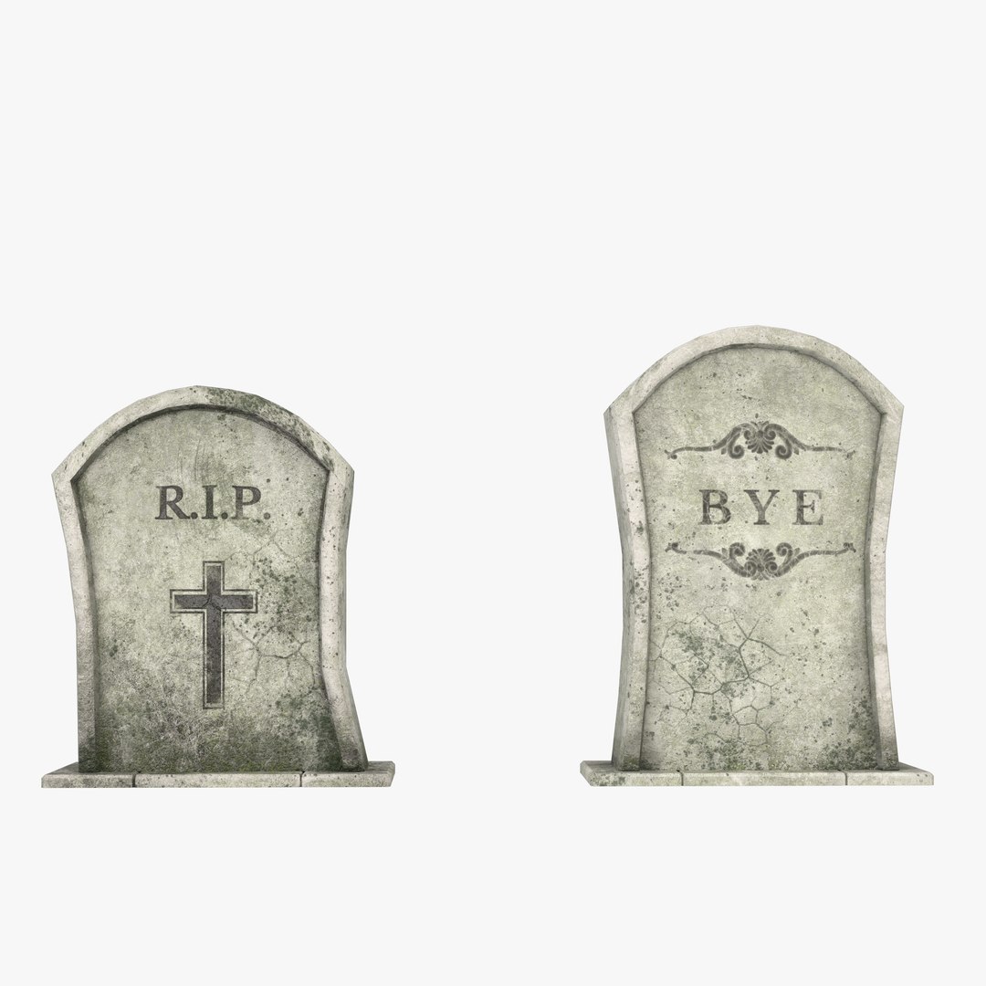 3D Model Tombstone Set - TurboSquid 1642746