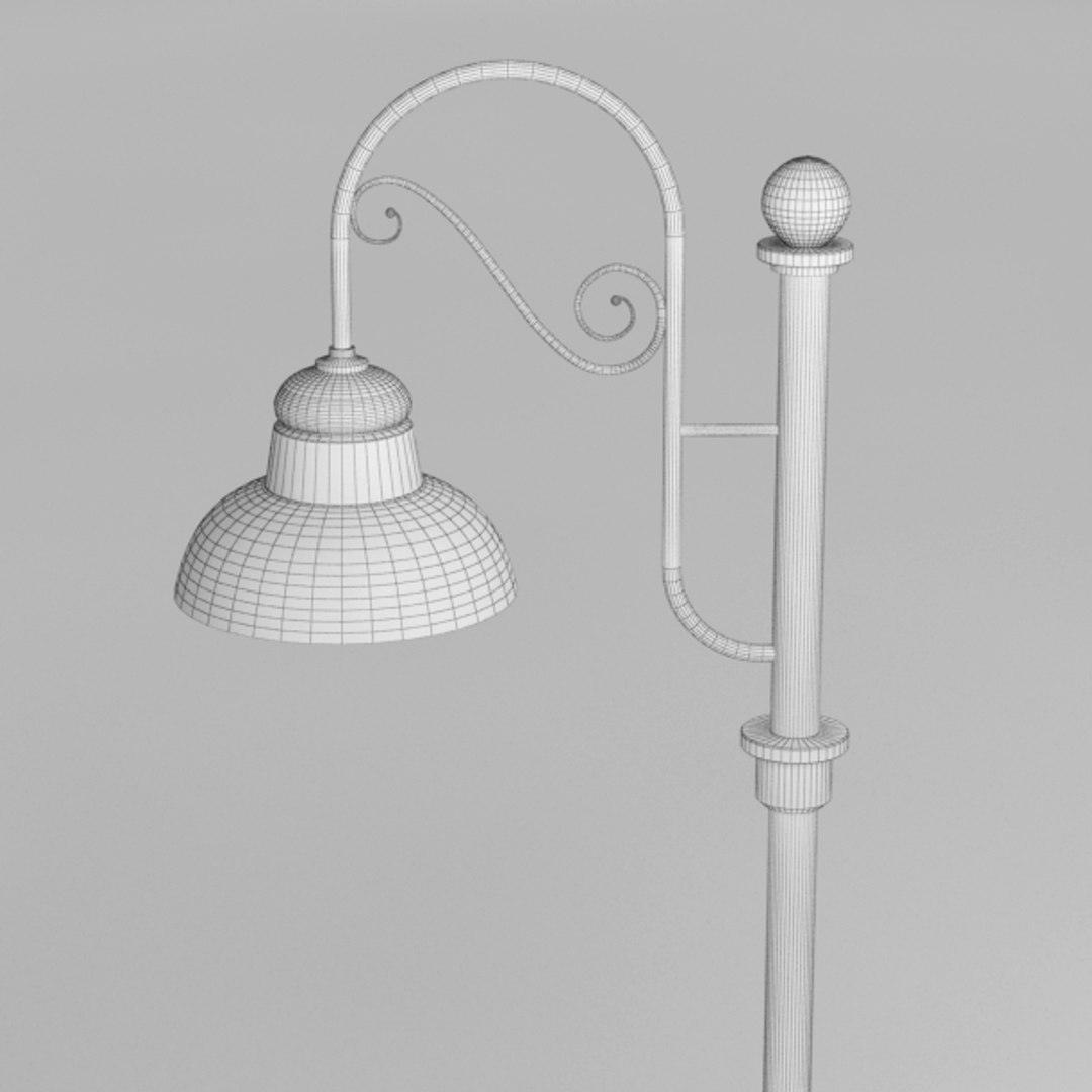3d model street lamp