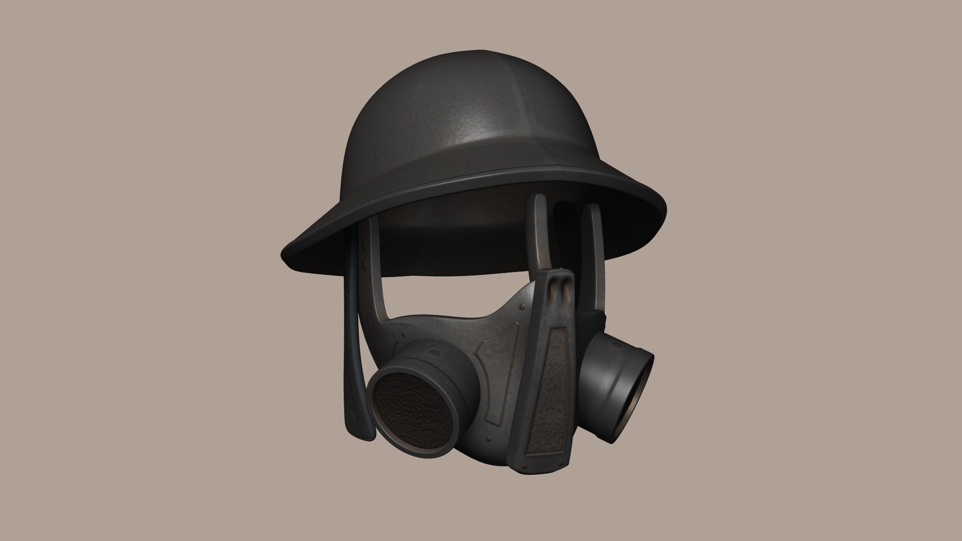 Steampunk Miner Helmet Mask 3D Model - TurboSquid 1691307