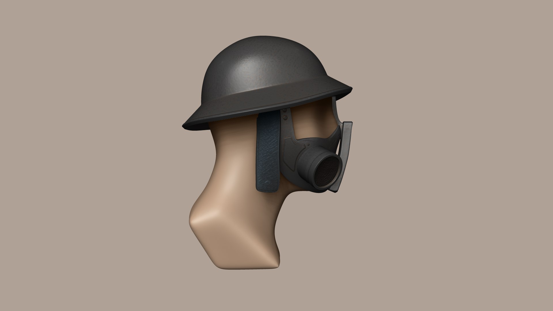 Steampunk Miner Helmet Mask 3D Model - TurboSquid 1691307