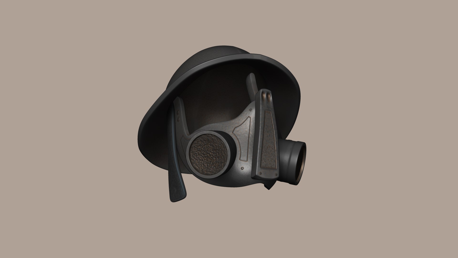 Steampunk Miner Helmet Mask 3D Model - TurboSquid 1691307