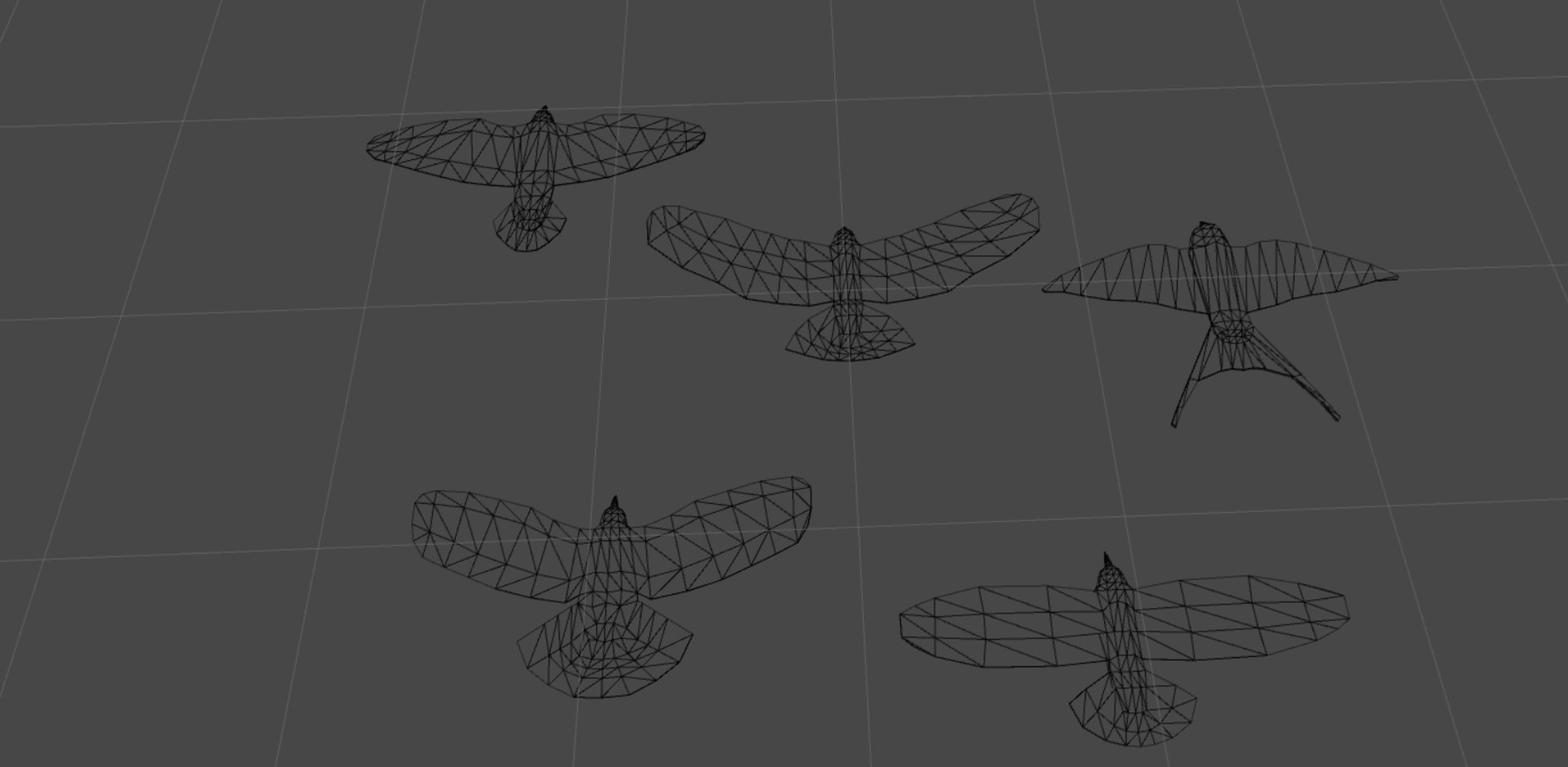 Vr Soaring Birds - 3D Model - TurboSquid 1436421