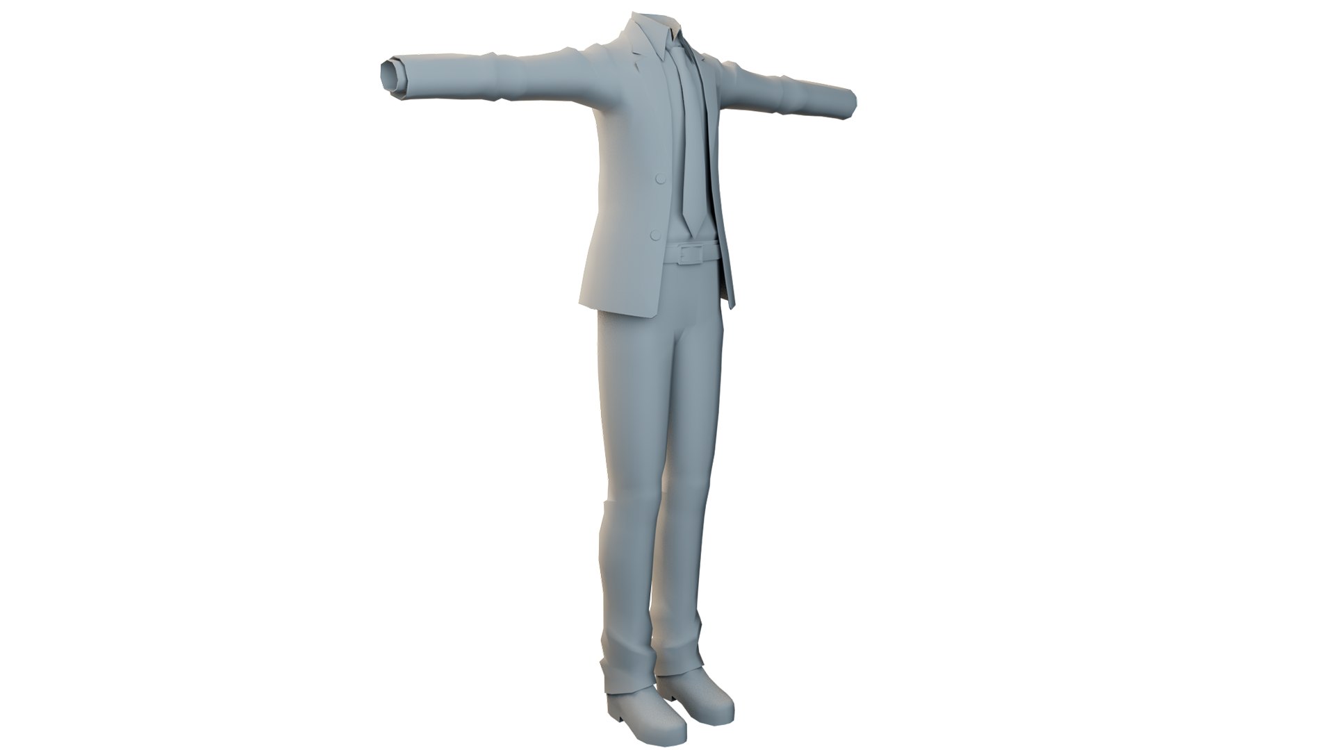 Men Suit Base Mesh 3 Low Poly Model - TurboSquid 2156887