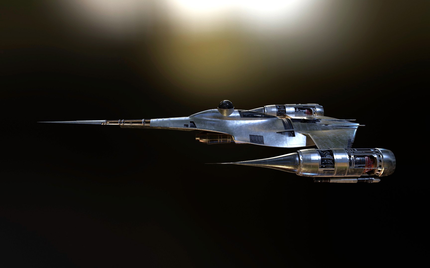 N1 Naboo Starfighter Mandalorian 3D Model - TurboSquid 2137232