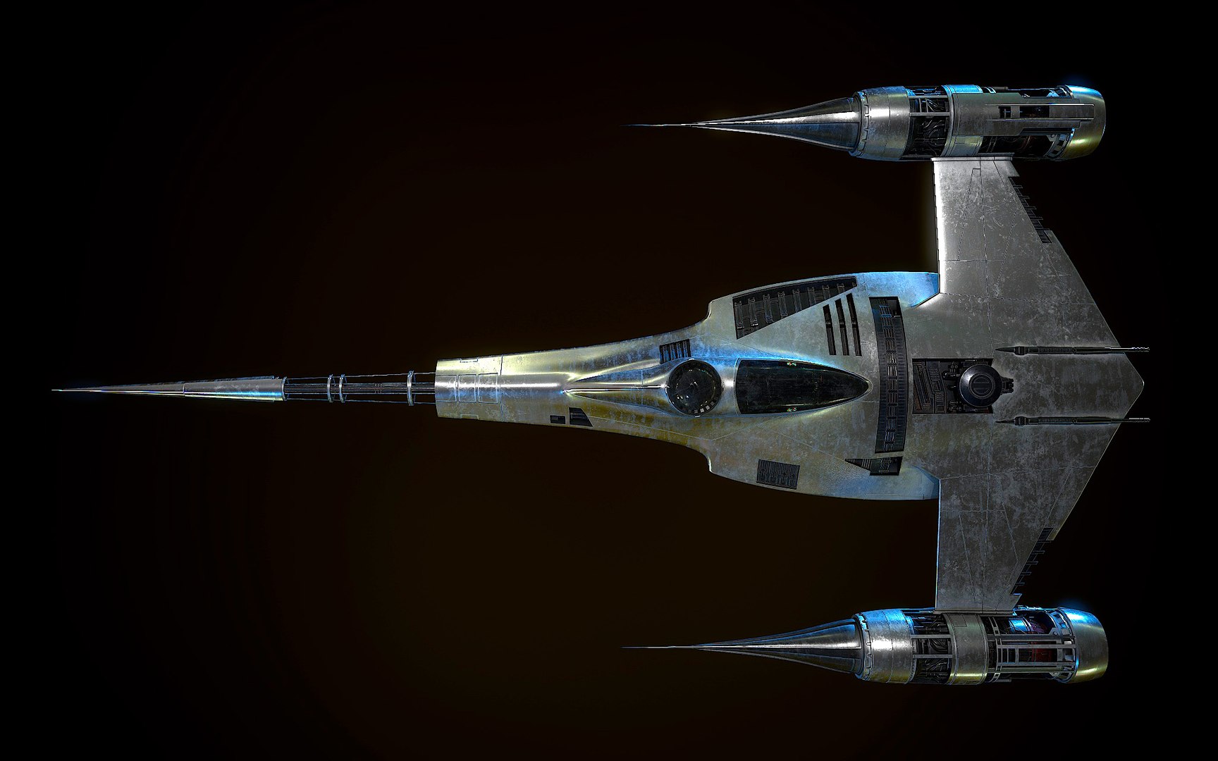 N1 Naboo Starfighter Mandalorian 3D Model - TurboSquid 2137232