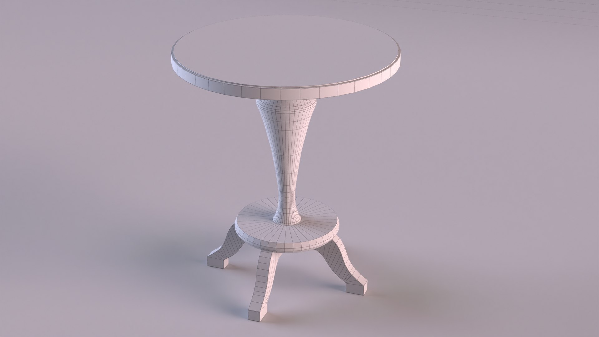 3D Designer Side Table B - TurboSquid 2237434