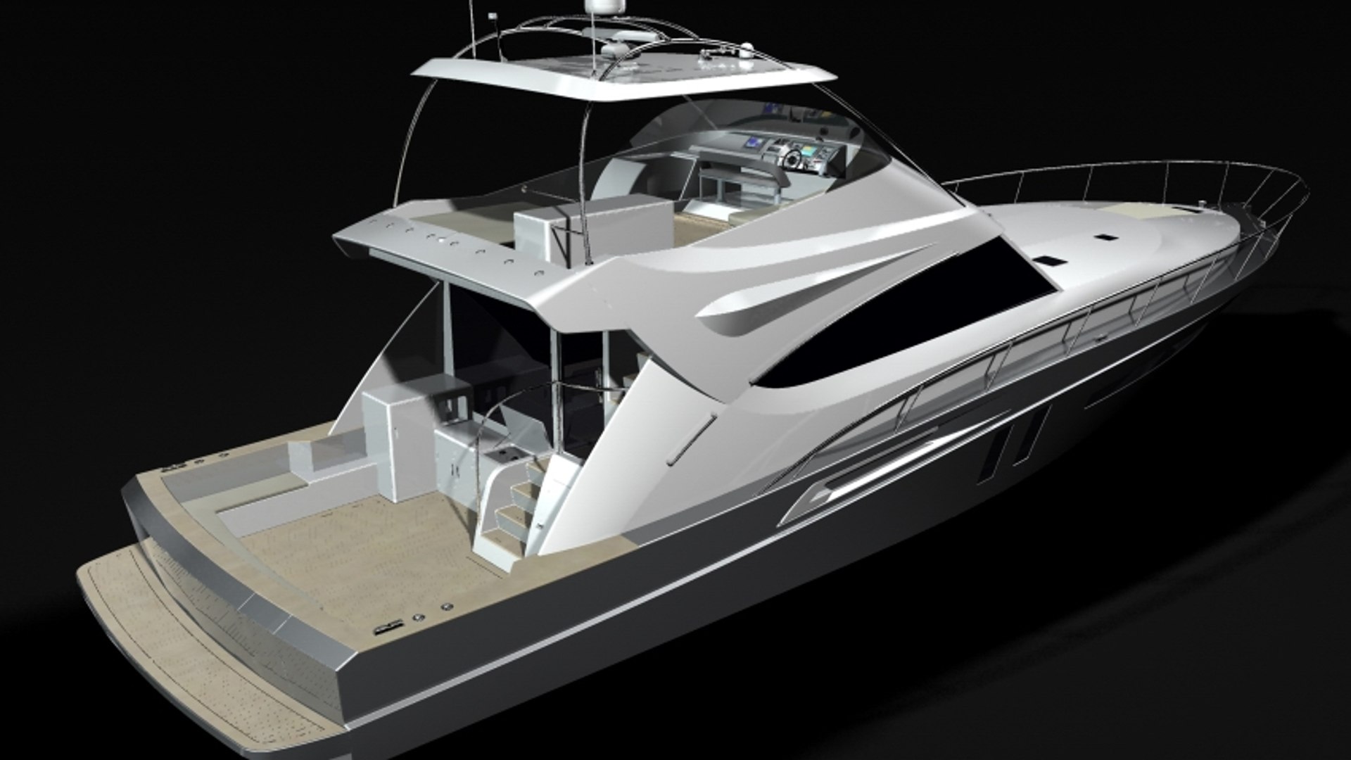 3d 70' sport fisher details