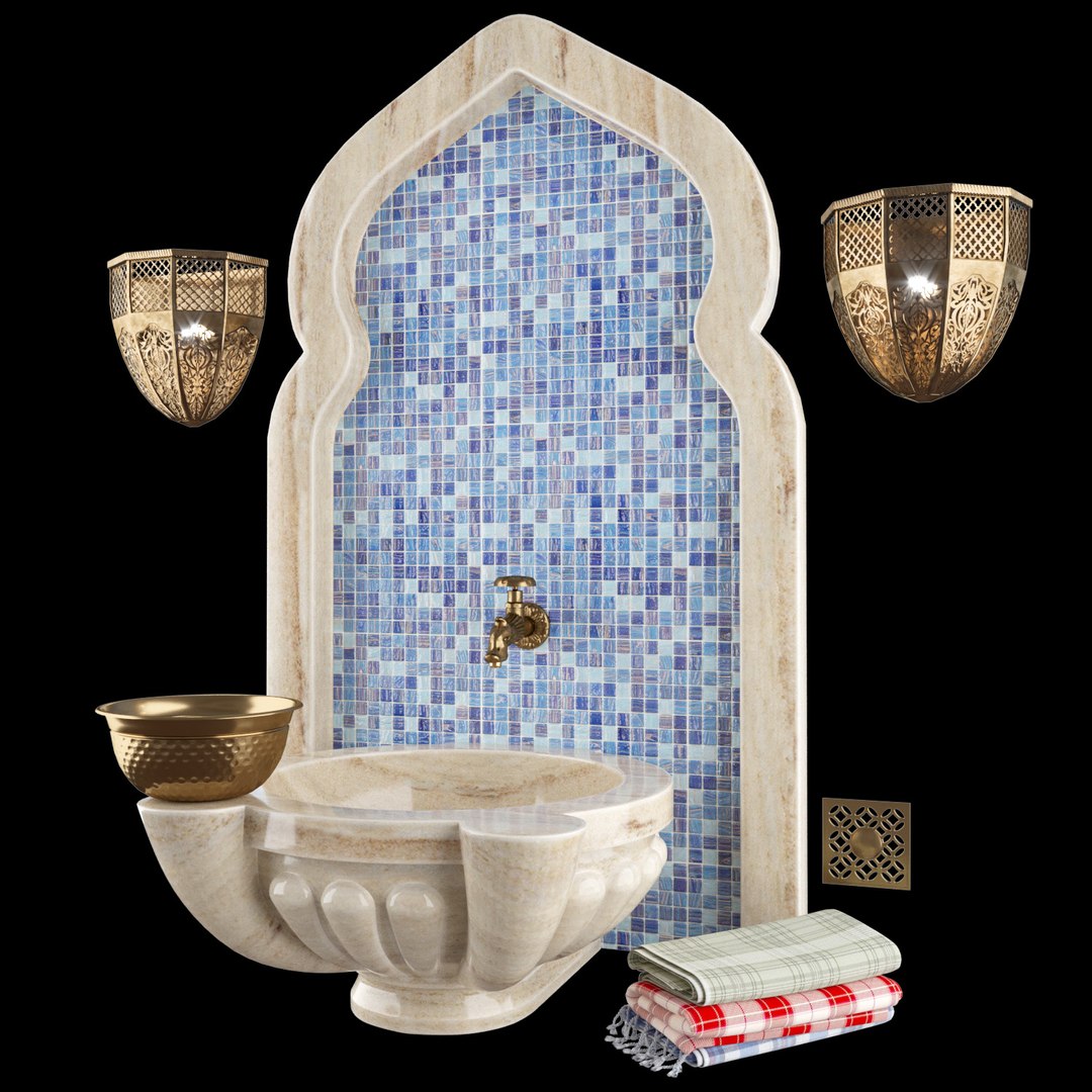 Set Hammam 3D - TurboSquid 1573016