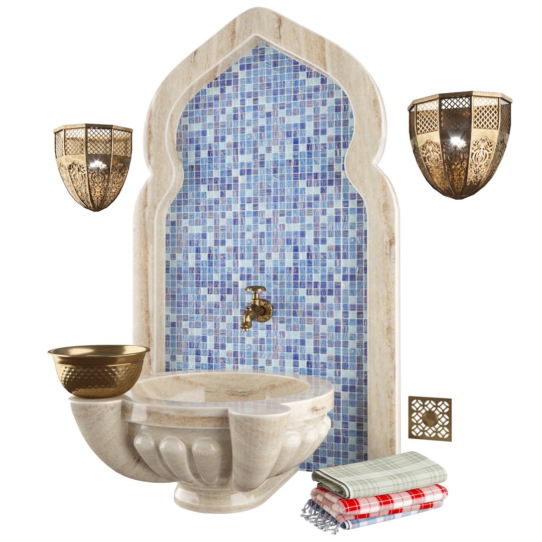 Set Hammam 3D - TurboSquid 1573016