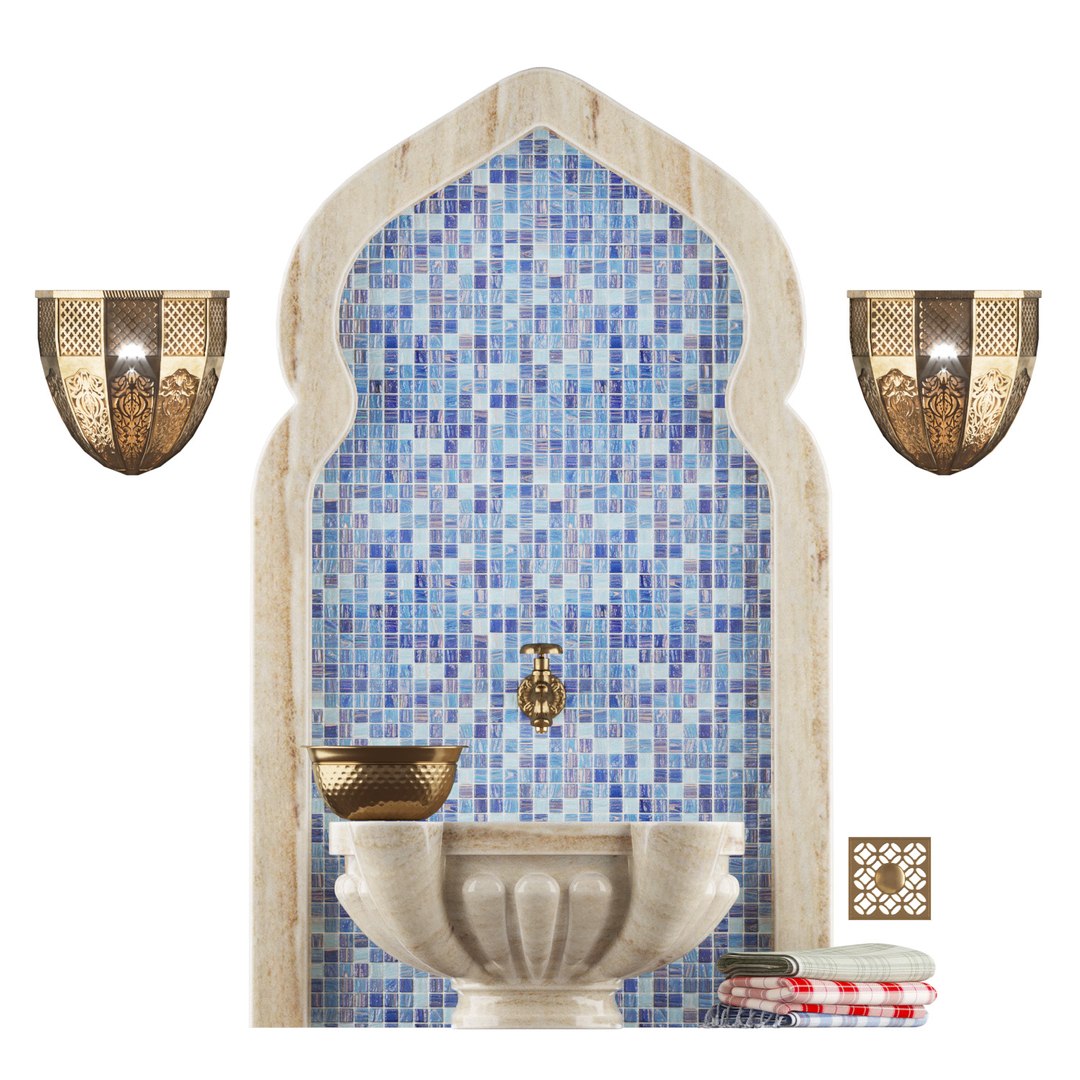 Set Hammam 3D - TurboSquid 1573016