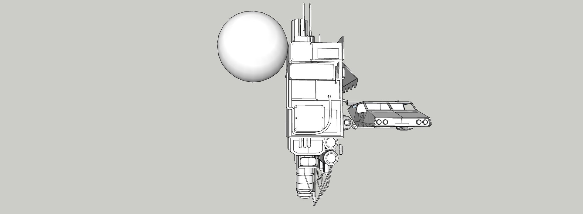 3D Sci Fi Space Station Model - TurboSquid 2340883