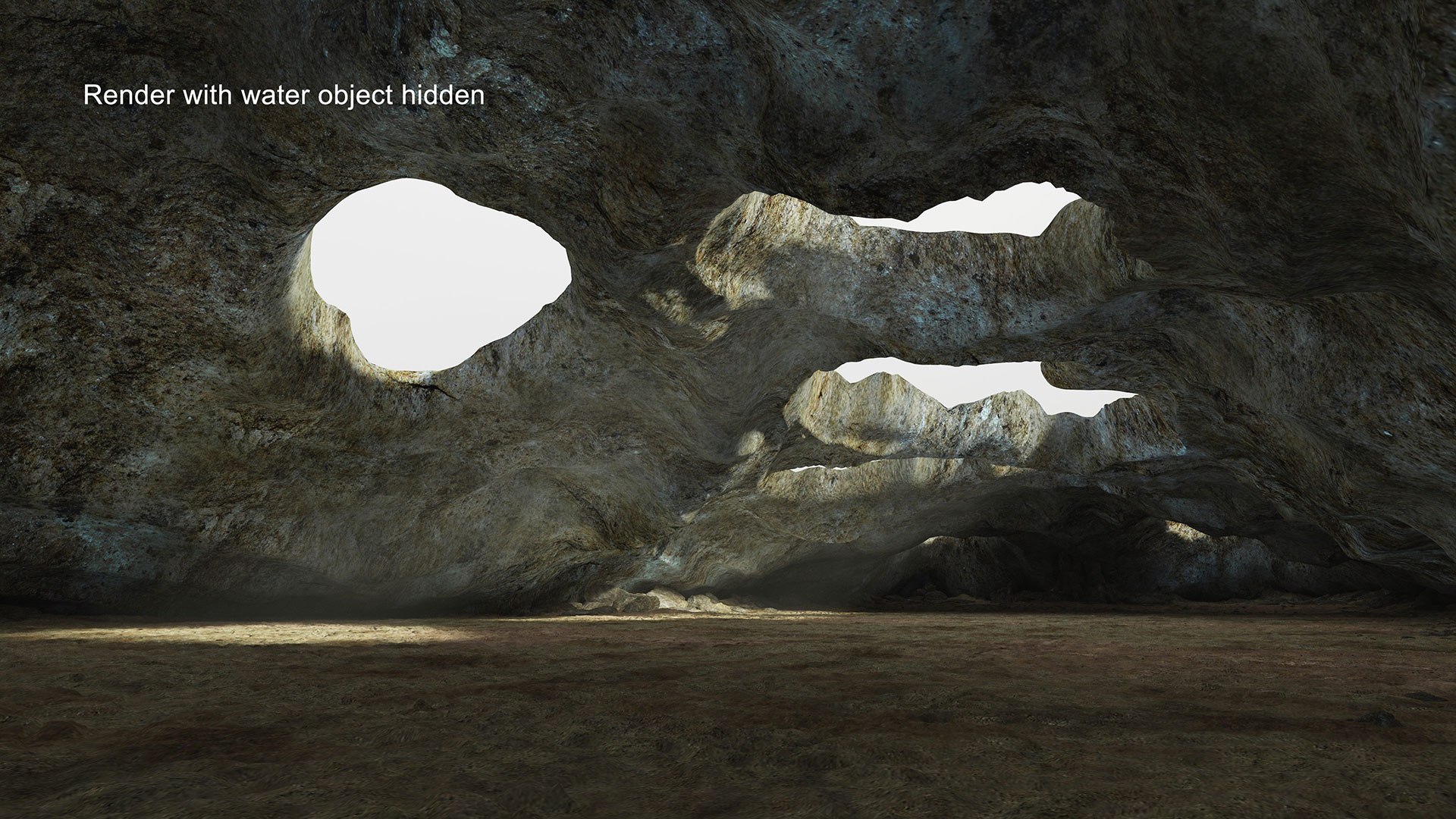 Cave Pond Complete Scene 3D - TurboSquid 2097891