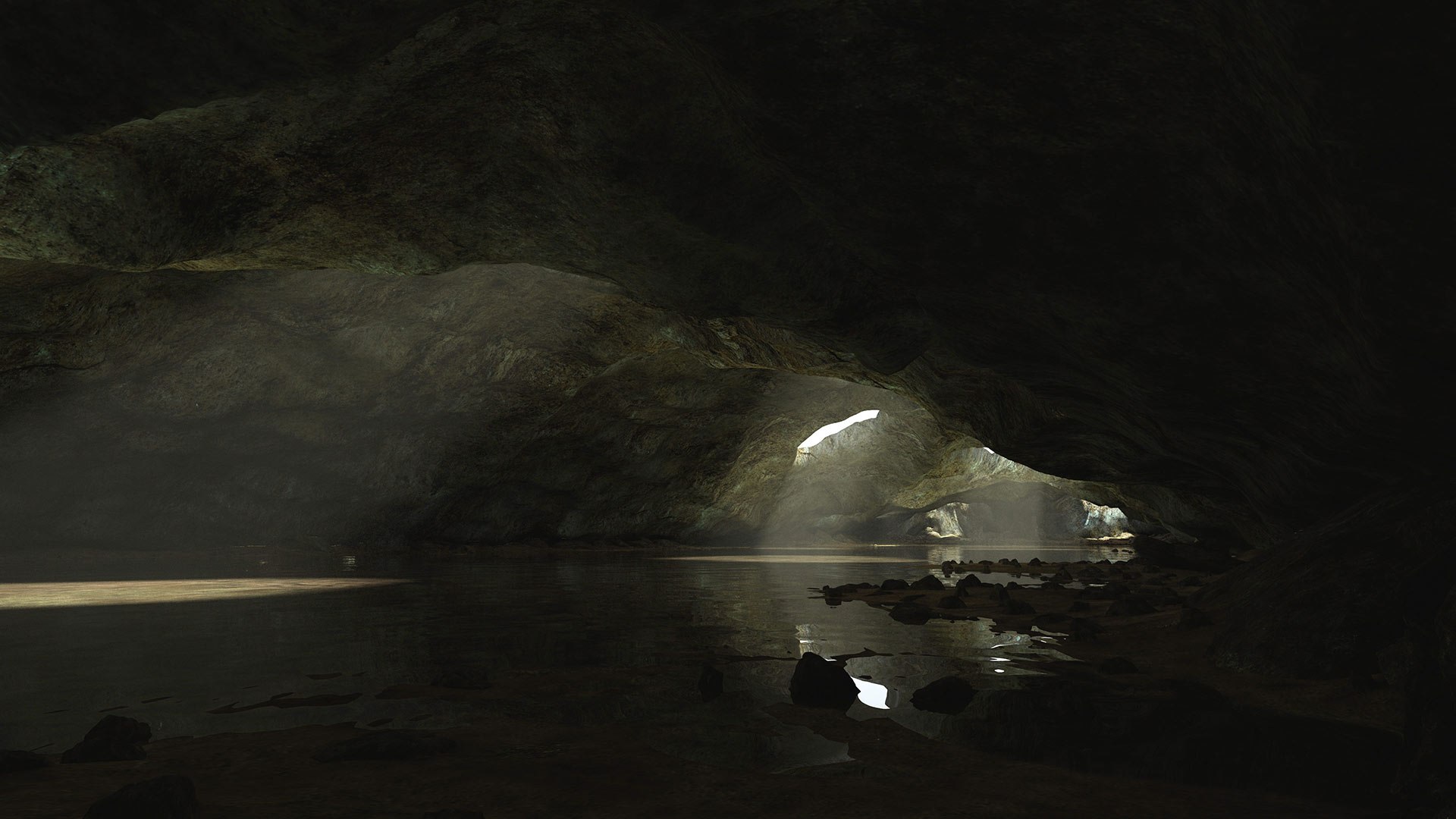 Cave Pond Complete Scene 3D - TurboSquid 2097891