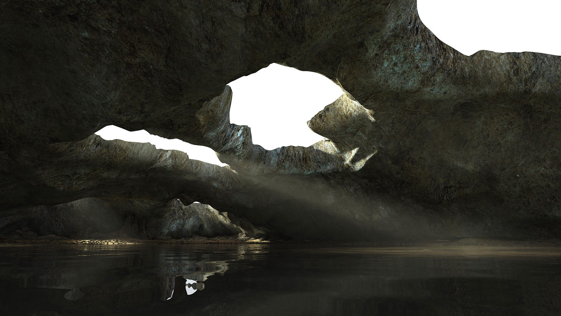 Cave Pond Complete Scene 3D - TurboSquid 2097891