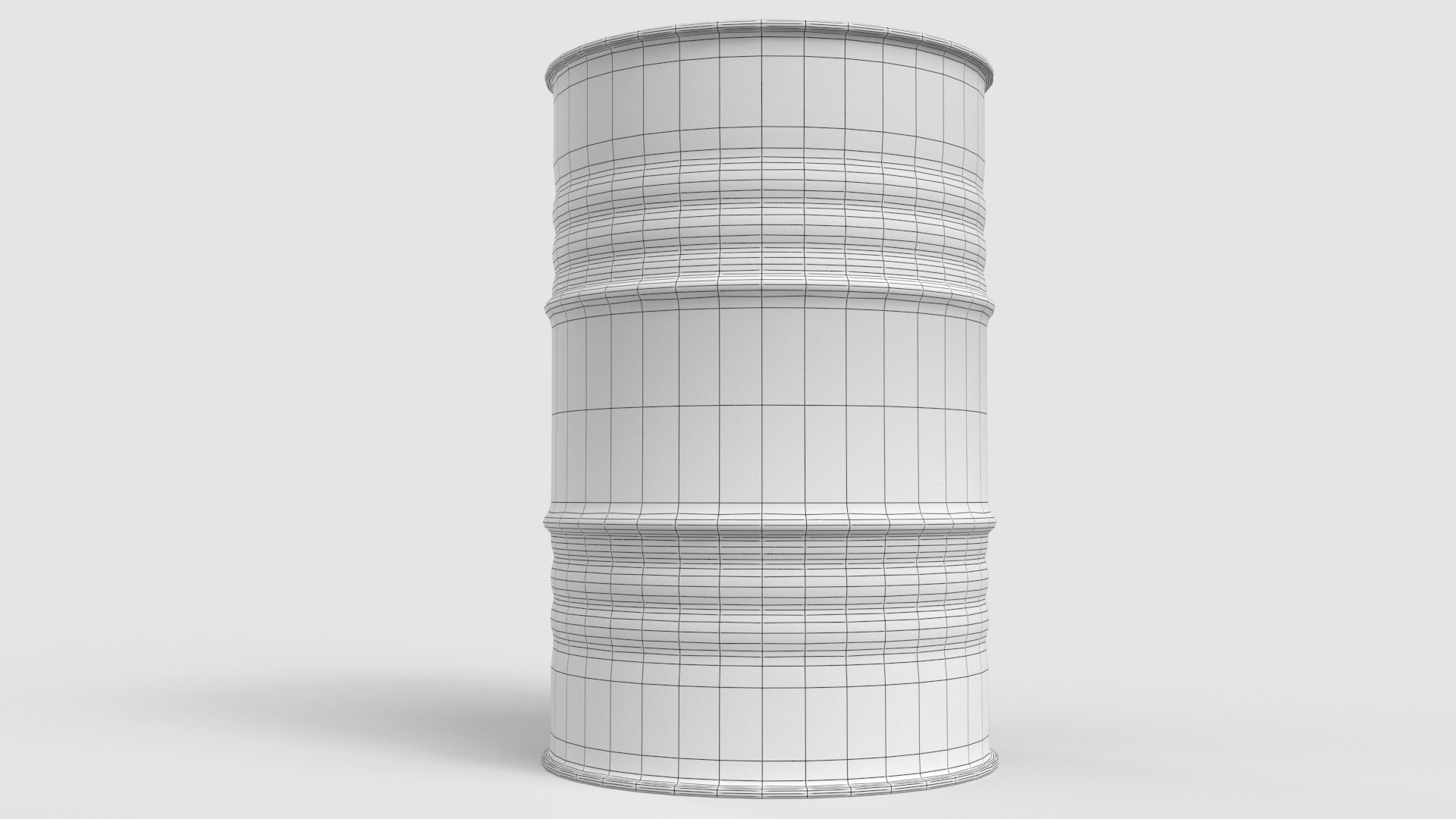 3D model Metal Barrel Clean Blue - TurboSquid 1908809
