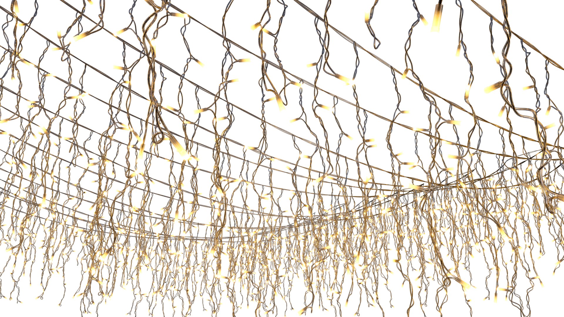 3D Editable Garland Fringe Model - TurboSquid 1795002