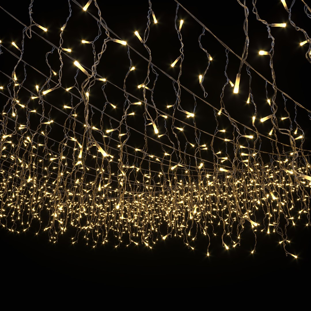 3D Editable Garland Fringe Model - TurboSquid 1795002