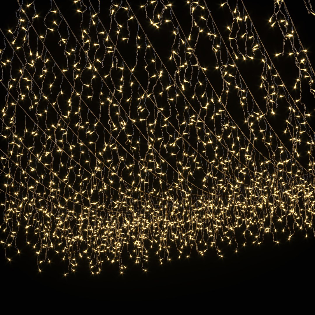 3D Editable Garland Fringe Model - TurboSquid 1795002