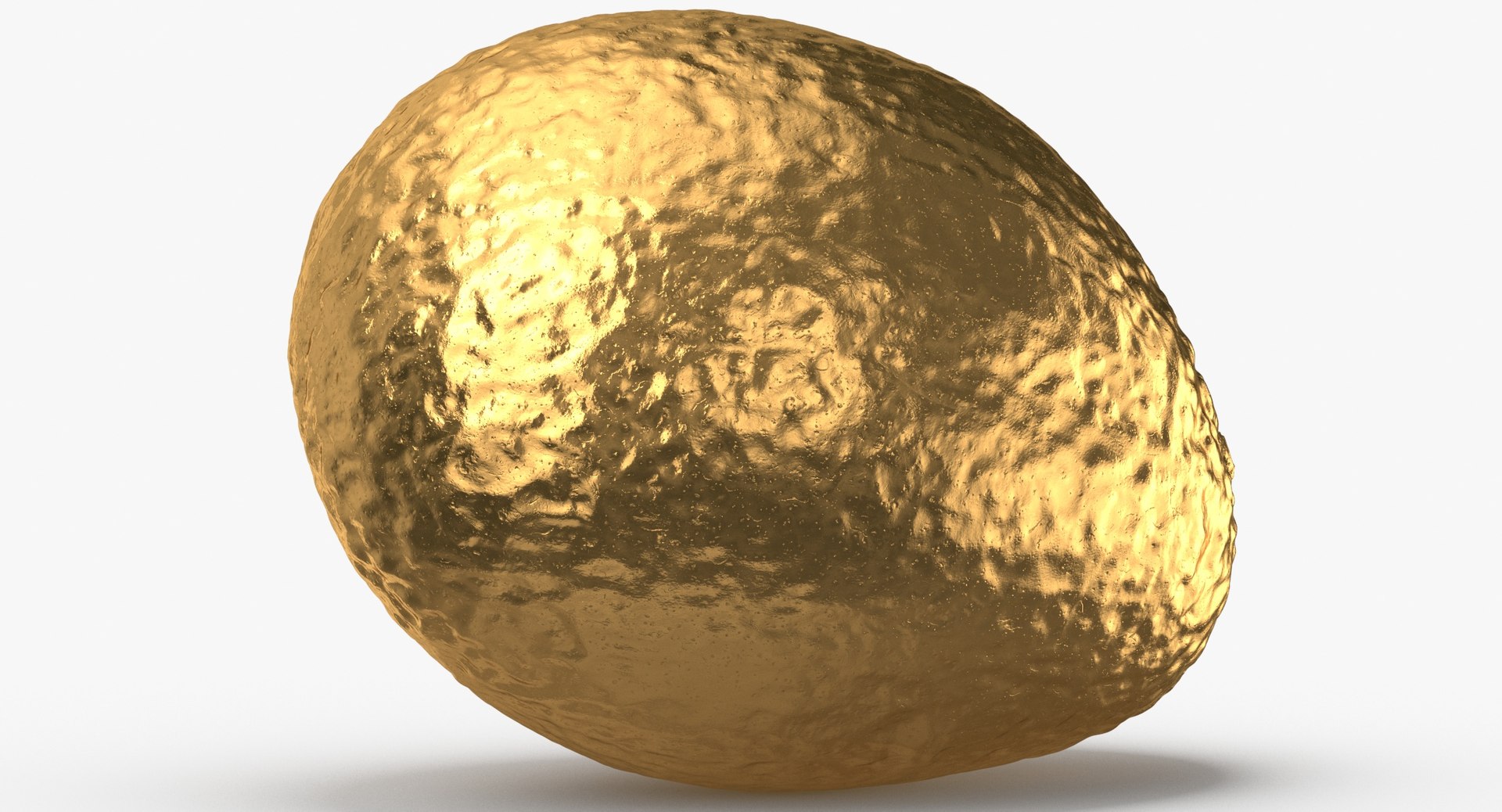 3D Model Avocado 06 Gold - TurboSquid 1497837