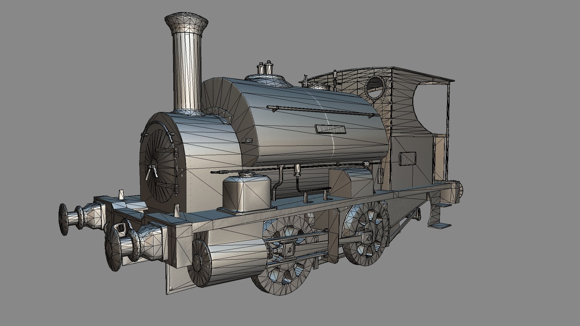3D Avonside 0-4-0st TROJAN Model - TurboSquid 1822489
