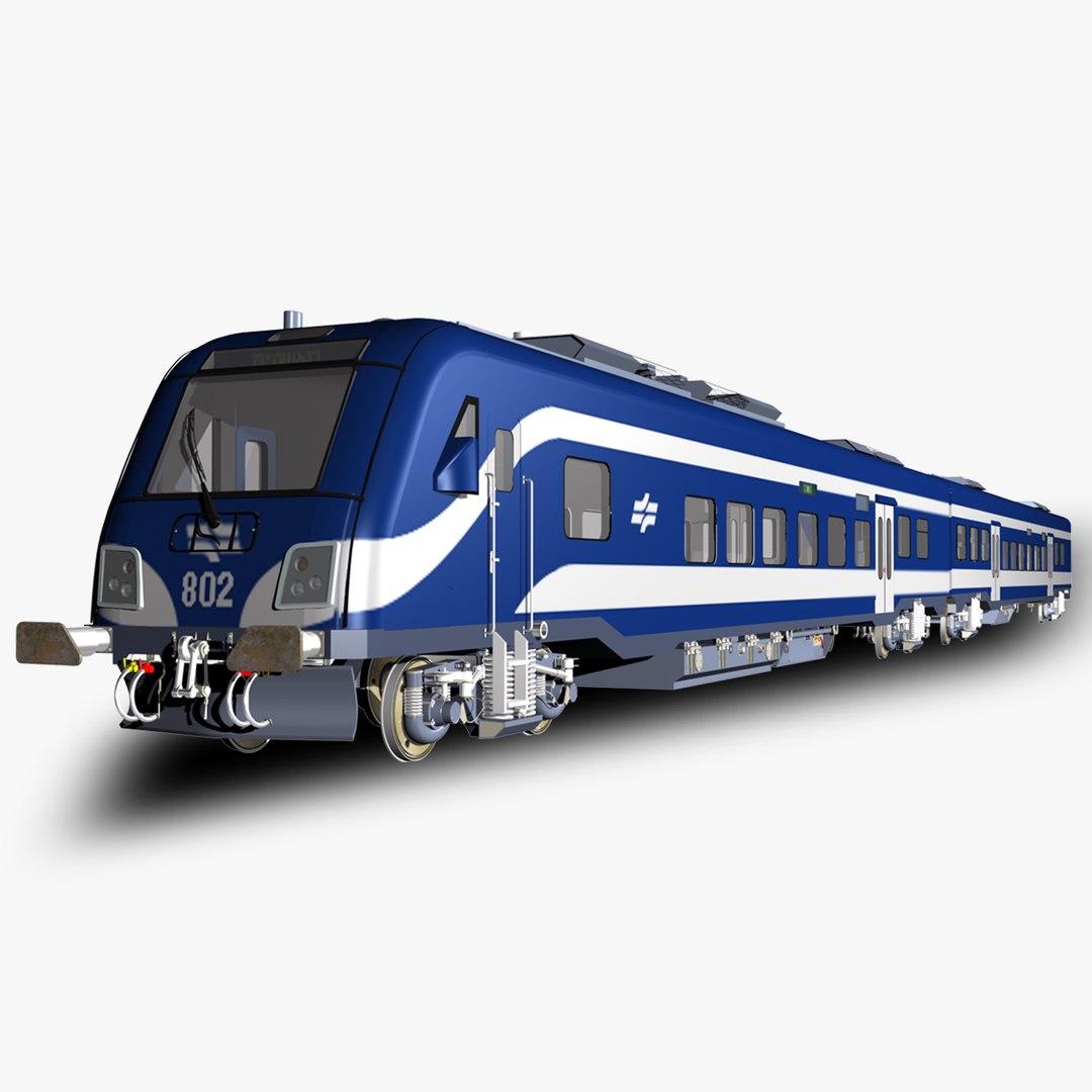 Siemens viaggio light passenger train model - TurboSquid 1185730