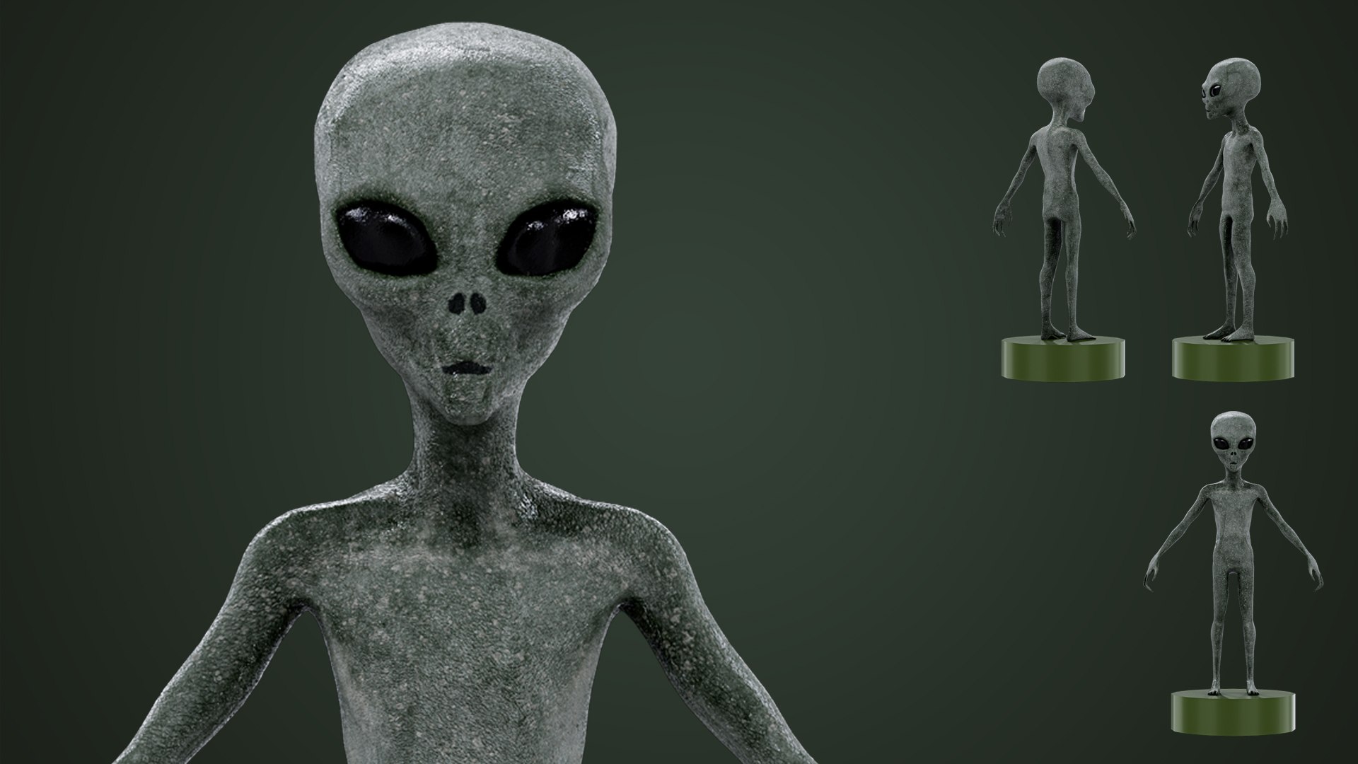 3D Alien - TurboSquid 2123067