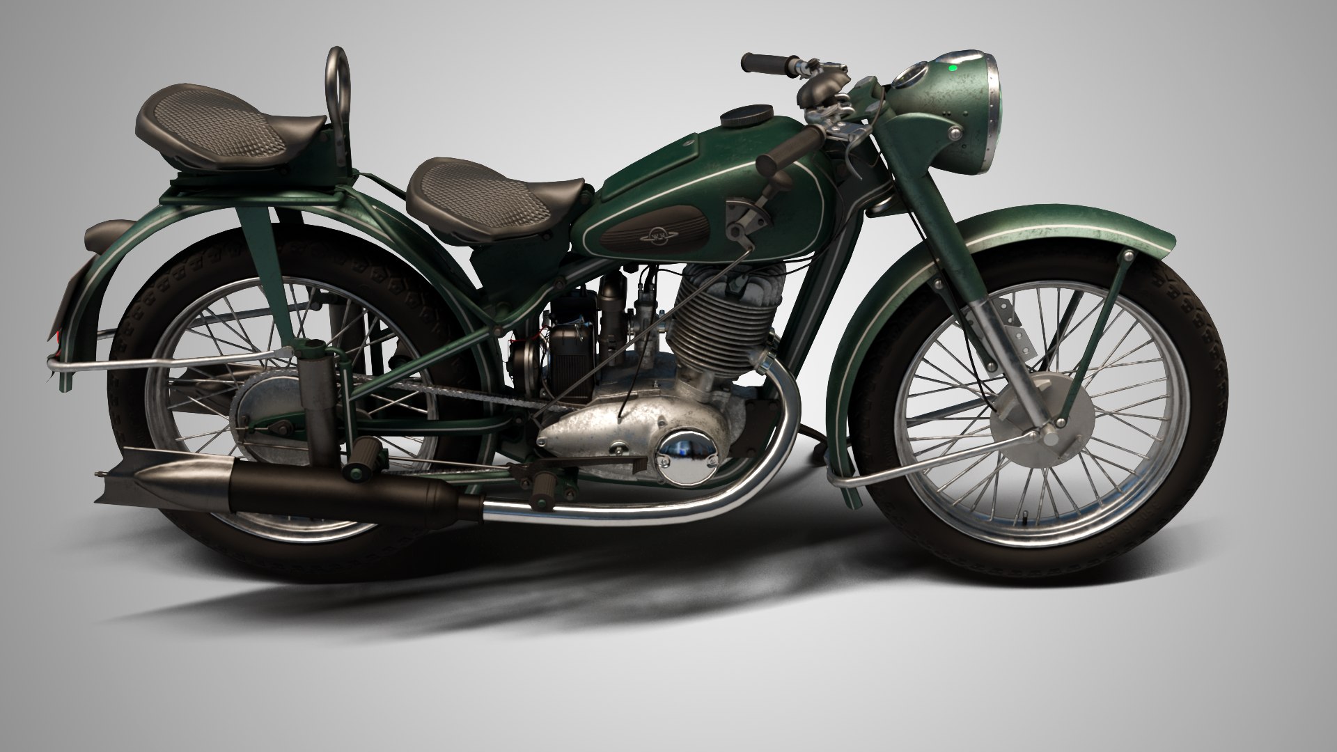 3D IZh-49 Motorcycle - TurboSquid 1854634