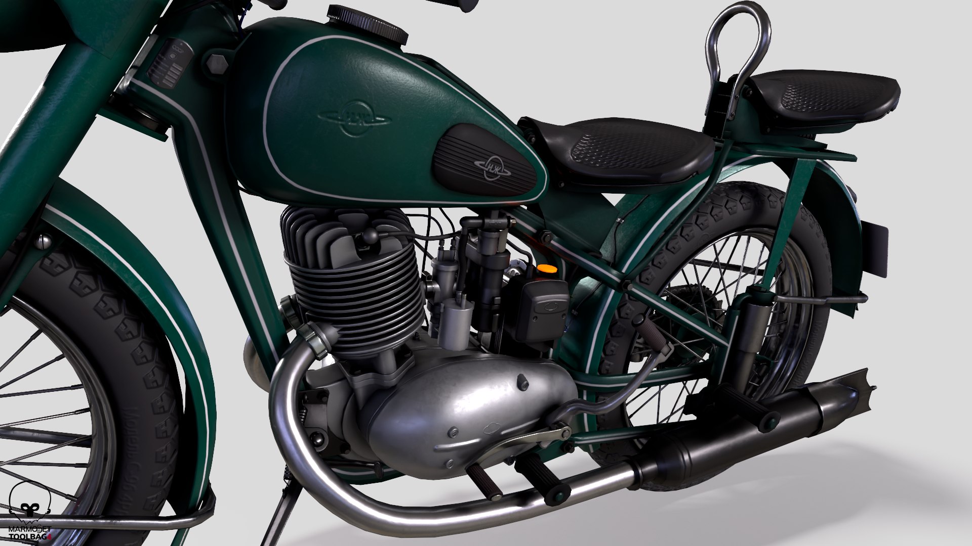 3D IZh-49 Motorcycle - TurboSquid 1854634