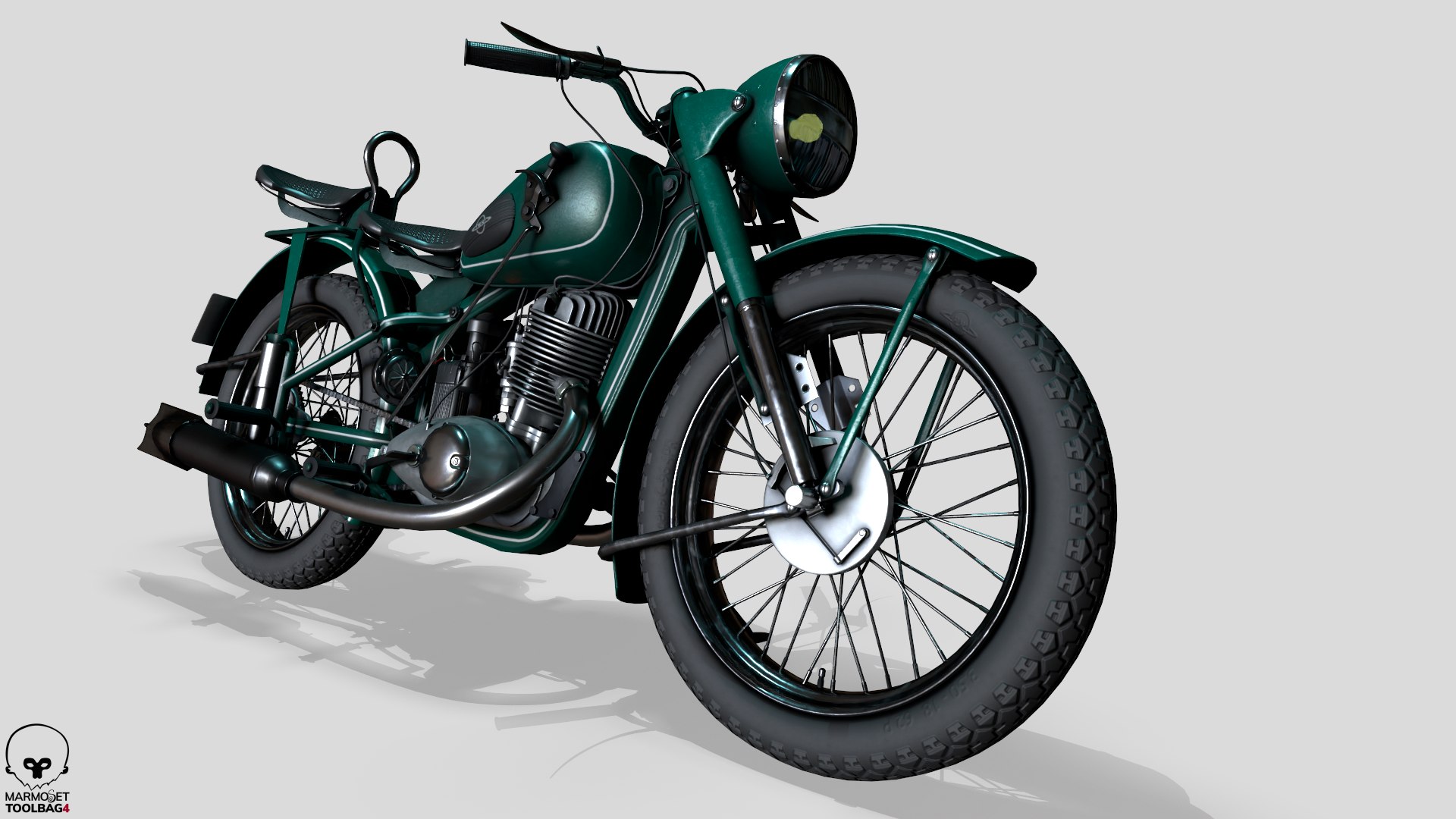 3D IZh-49 Motorcycle - TurboSquid 1854634