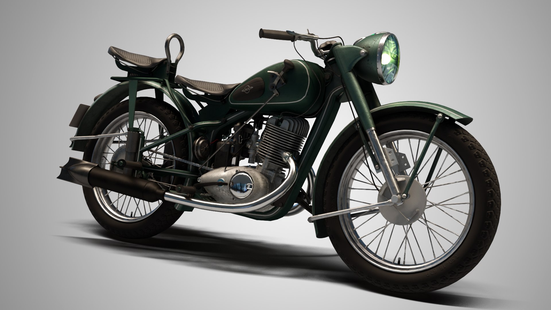 3D IZh-49 Motorcycle - TurboSquid 1854634