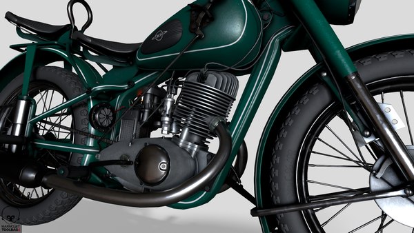 3D IZh-49 Motorcycle - TurboSquid 1854634