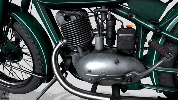 3D IZh-49 Motorcycle - TurboSquid 1854634