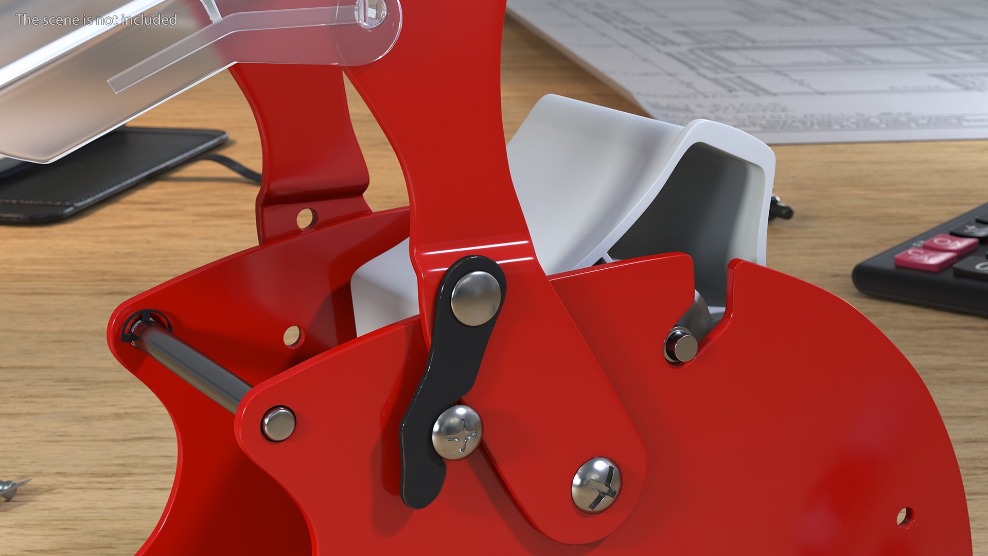Benchtop Tape Dispenser With Safety Guard 3D Model - TurboSquid 1828142