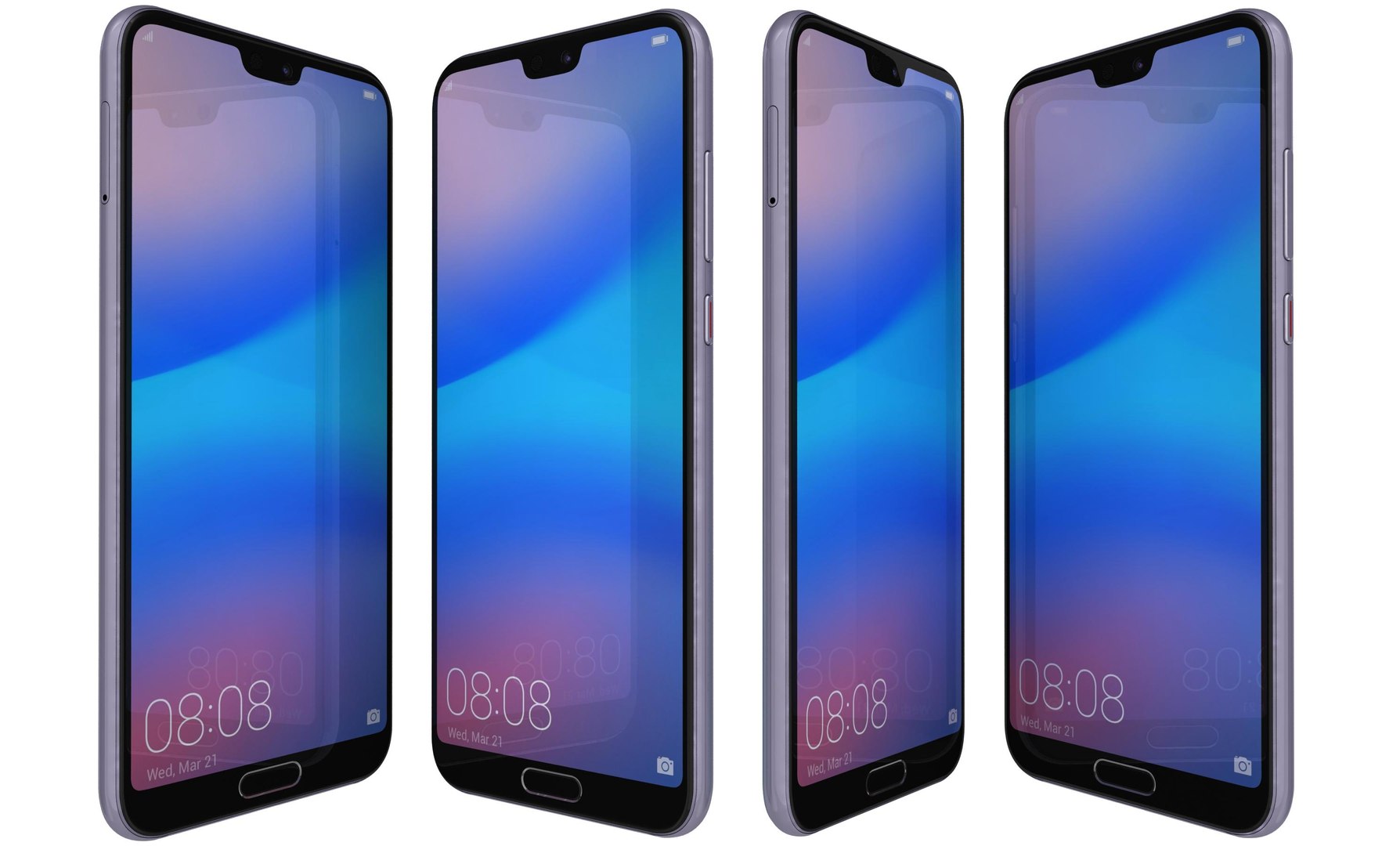 Huawei P20 Pro Twilight 3D Model - TurboSquid 1277578