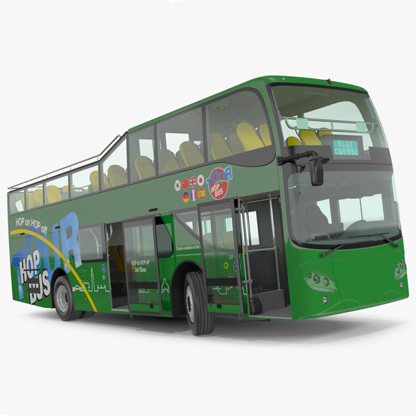 Open Air Double Decker Tour Hop Bus Rigged for Maya 3D 모델 - TurboSquid ...