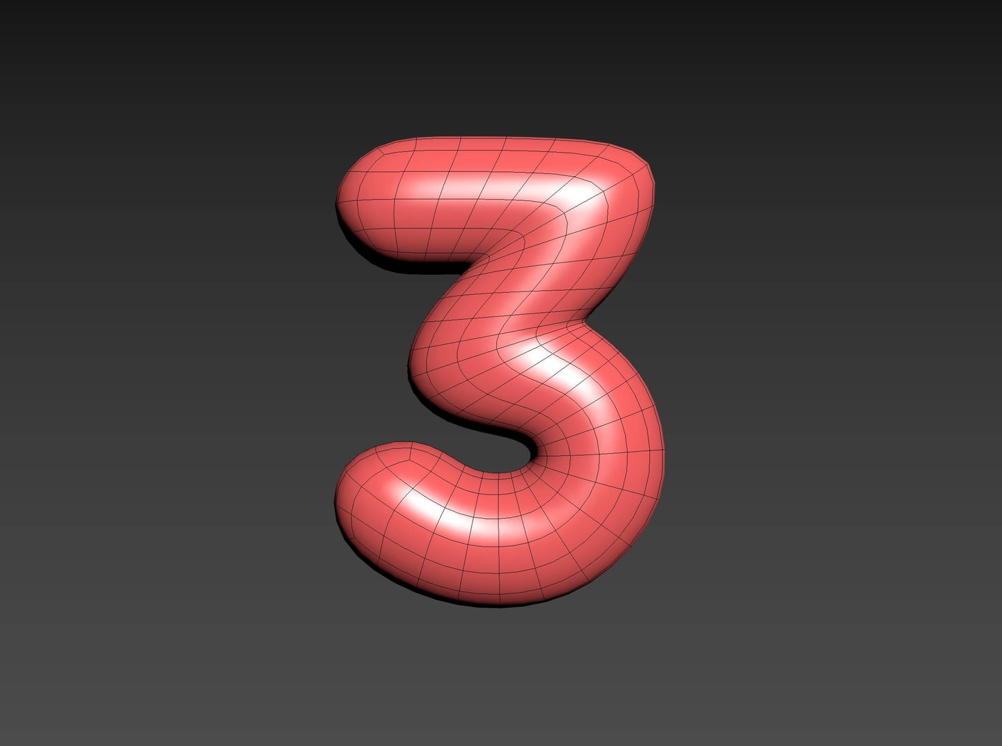 Number Three 3D - TurboSquid 2305143