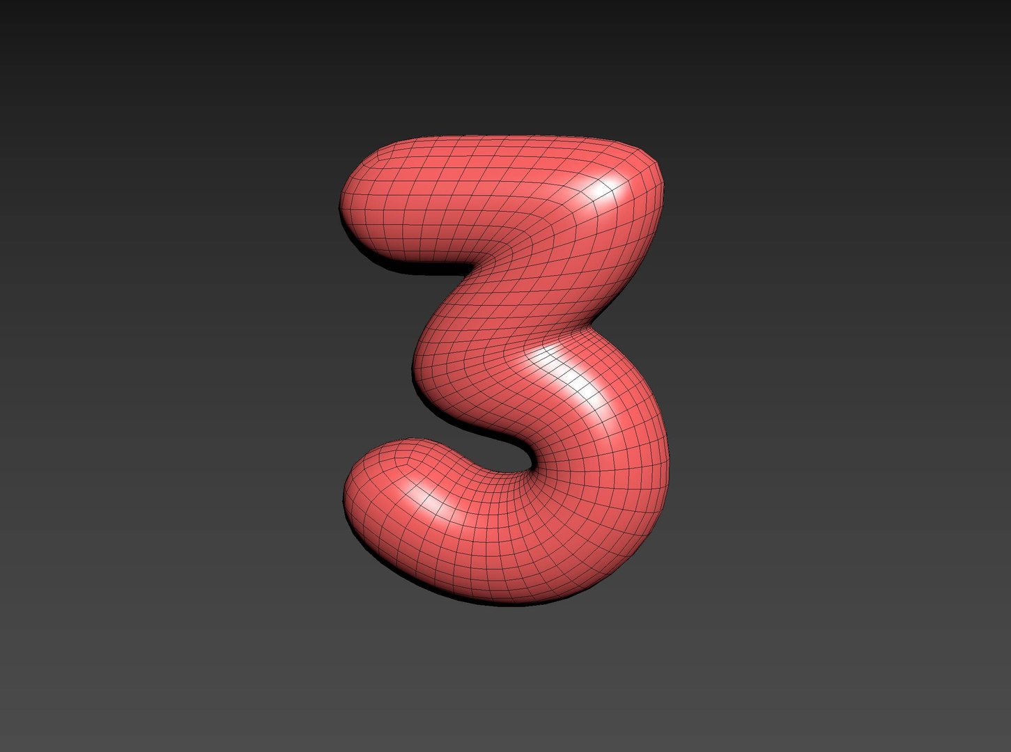 Number Three 3D - TurboSquid 2305143