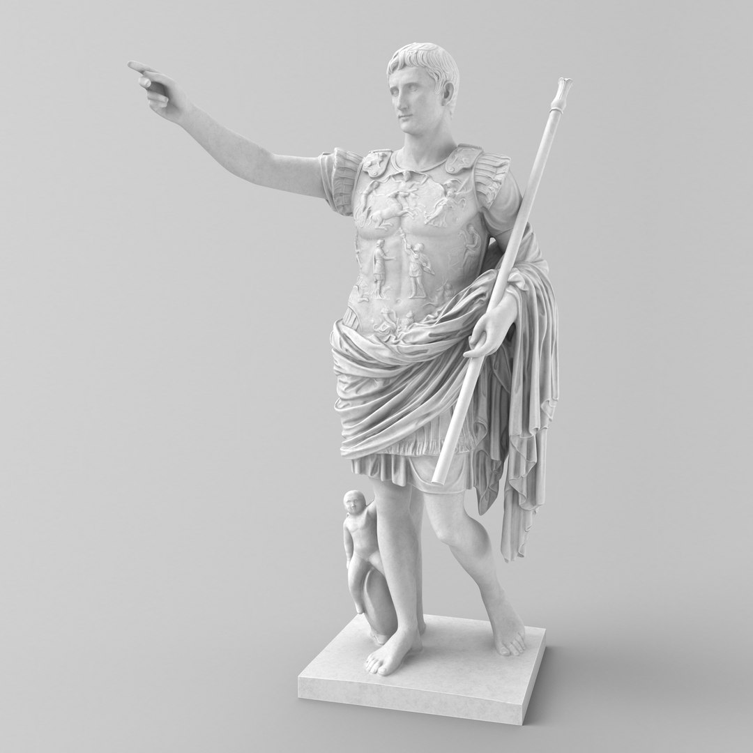 Plaster Caesar Augustus Model 3D - TurboSquid 1849068