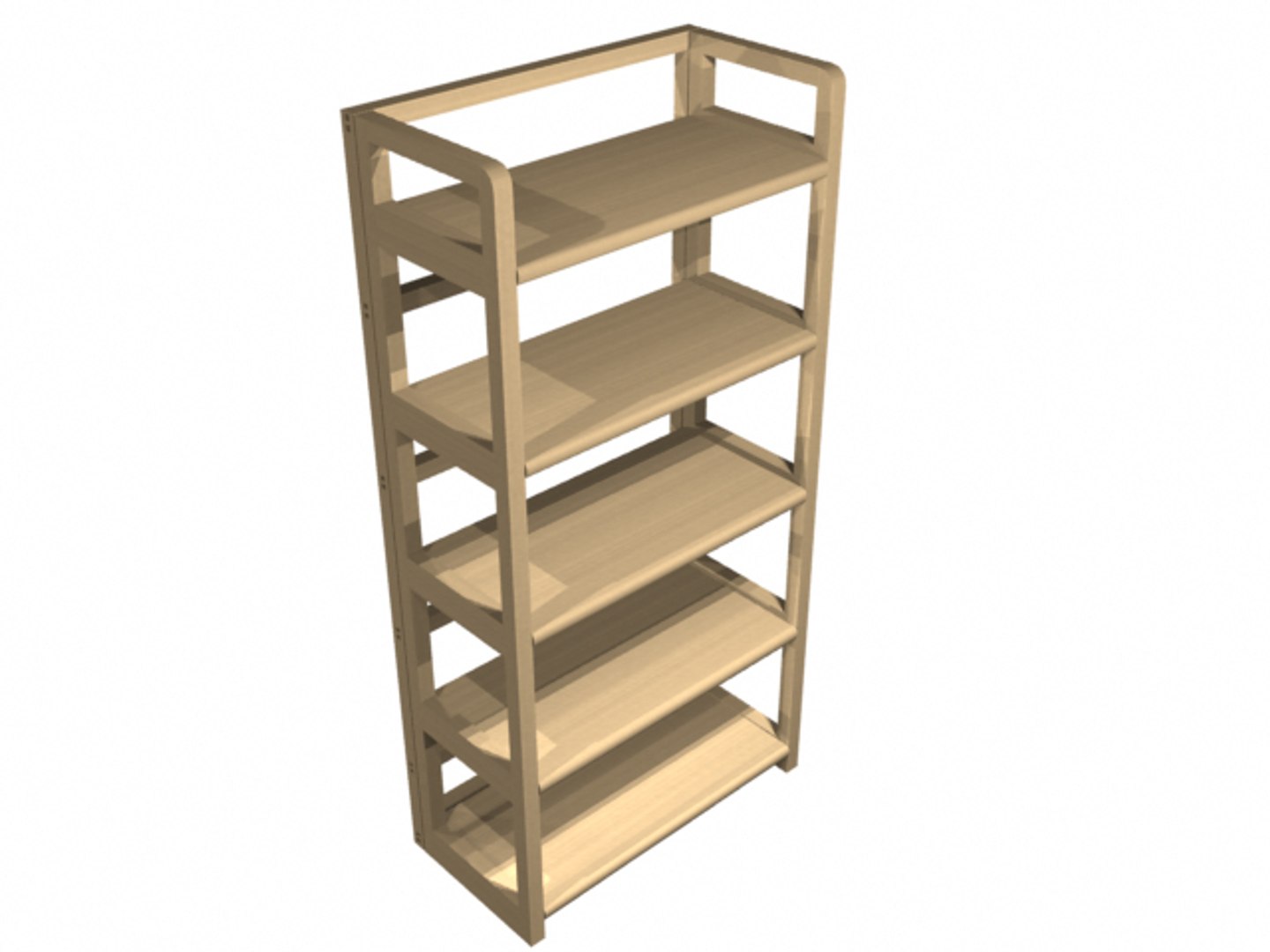 Maya Pine Bookshelf