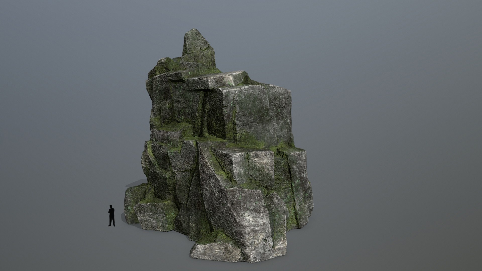3D Cliff Rocks Model - TurboSquid 1920641