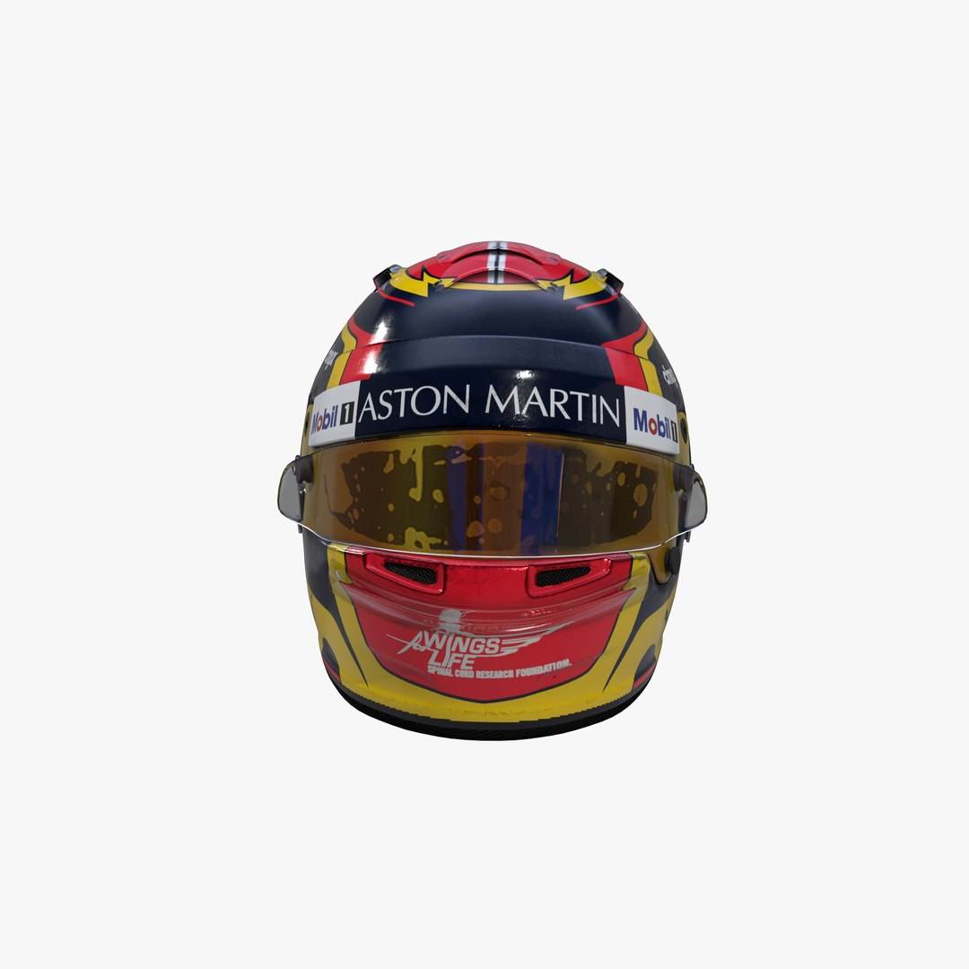 3D Albon 2019 Helmet Model - TurboSquid 1455309