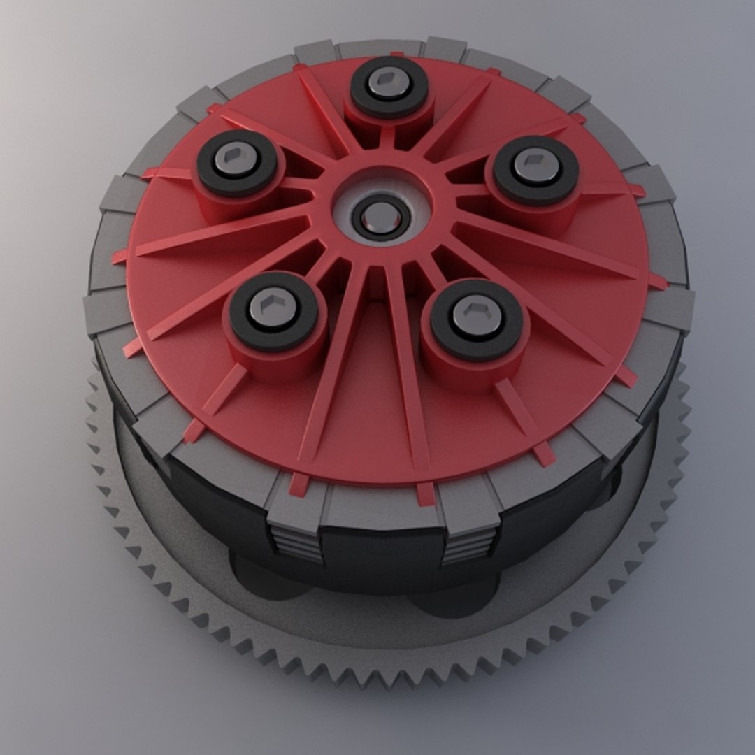 Ducati Motorcycle Clutch 3d Model